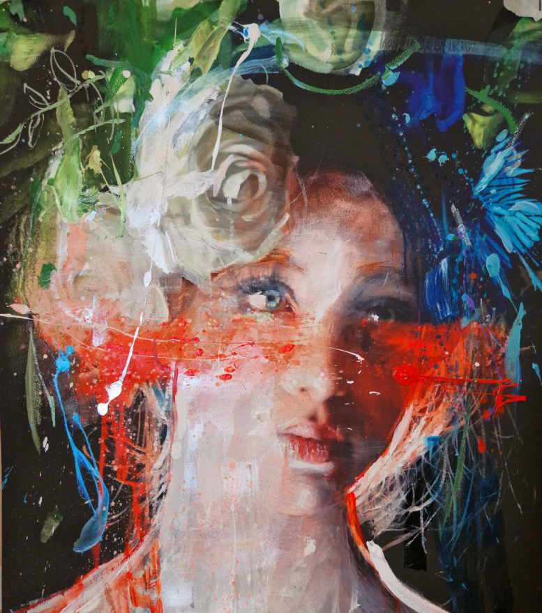 Laura With White Roses N°1/30 – Galeries Bartoux