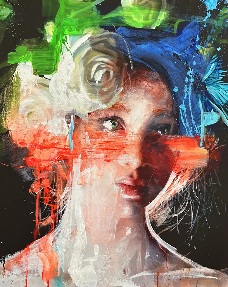 Laura With White Roses N°30/30 – Galeries Bartoux